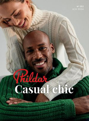 Revue PHILDAR No. 253 - Casual Chic Automne Hiver 2024 – Phildar Café Tricot