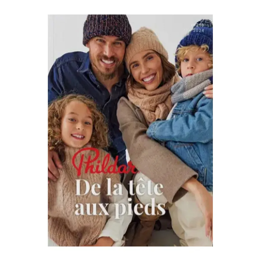 De La Tête Aux Pieds - Automne Hiver 2024 - PHILDAR No. 250 – Phildar Café Tricot